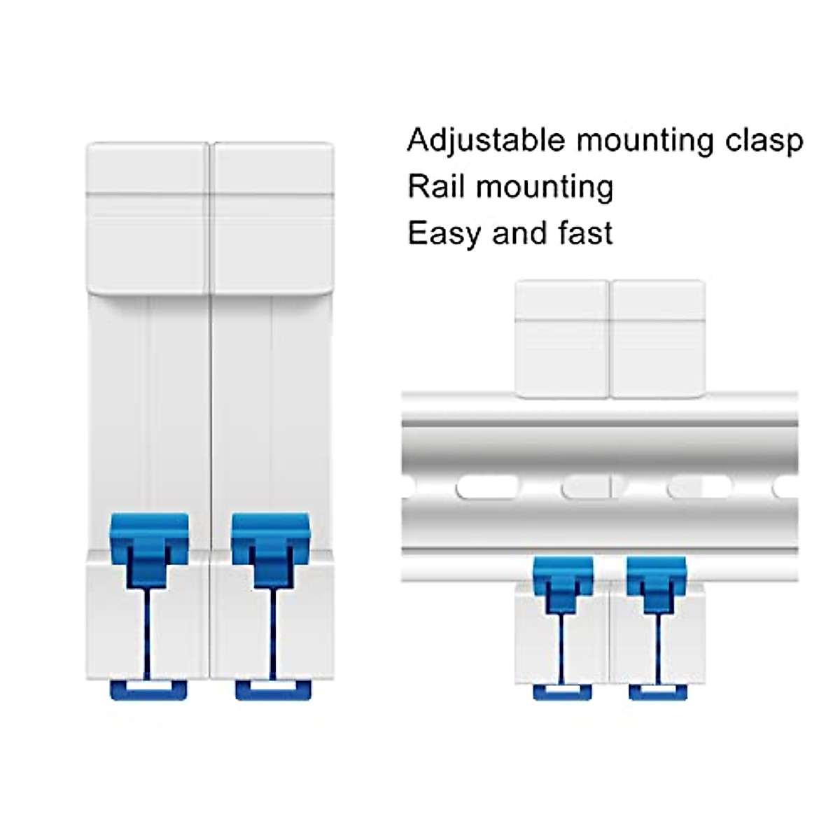 JOTTA DC 500V Miniature Circuit Breaker Mini MCB Fuse PV System Solar Engery DZ47 32A (2 Pack)