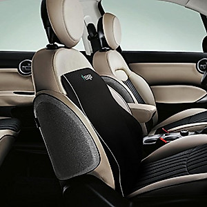 Lumbar Support Pillow/Back Cushion, Memory Foam Orthopedic Backrest for Car Seat, Office/Computer Chair and Wheelchair,Breathable & Ergonomic Design for Back Pain Relief