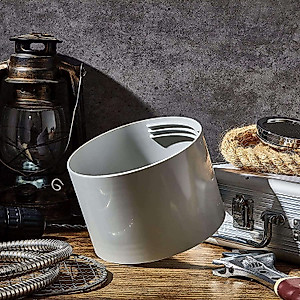 Capuca Portable Air Conditioner Exhaust Hose Extender Extension, Mobile AC Vent Coupler,Clockwise Counterclockwise Bi-Direction Thread Universal Compatible with Exhaust Hose with 5.1 Inch Diameter