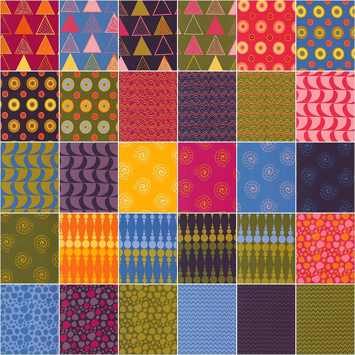 Creativity Shell Creativity Roars 30 Fat Quarters Moda Fabrics 47540AB