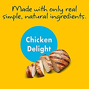 Chewsday 5-Inch Long-Lasting Dog Chew Bones, Made in The USA, All Natural Rawhide-Free Highly-Digestible Treats, Chicken Delight - 14 Count