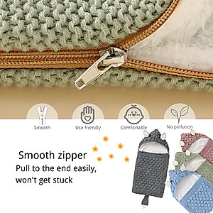 Opewod Unisex Infant Swaddle Blankets Soft Sleeping Bag Fleece Knit Stroller Wraps for Newborn Boys and Girls Warm