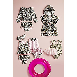 Mud Pie baby girls Cover-up, Mud Pie Leopard Cover Up Leopard, Leopard, 12-18 Months US