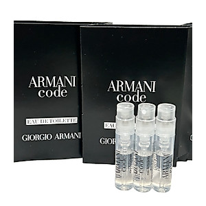 GIORGIO ARMANI Men ARMANI CODE EDT Sample Spray Perfume 1.2ml /.04 oz - 3 PCS set