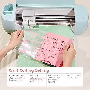 Gatichetta Heat Transfer Vinyl Roll, Baby Pink Iron on HTV 12" x 6FT, Pastel Smooth PU HTV for T-Shirts, Fabris, DIY Designs, Compatiable with Heat Press Machines, Light Pink