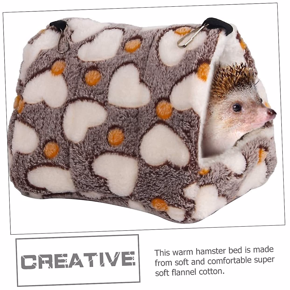 Hohopeti Hamster Hanging Hammock, Cotton Material, 1 inch x 1 inch x 1 inch, Small Pet Bedding