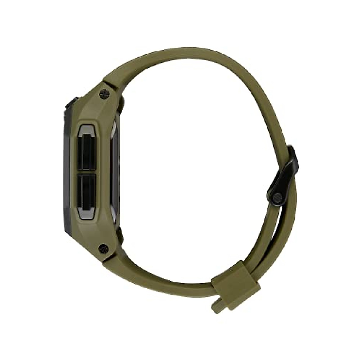 NIXON Regulus A1180 - Surplus/Carbon - 100m Water Resistant Men's Digital Sport Watch (46mm Watch Face, 29mm-24mm Pu/Rubber/Silicone Band)