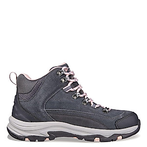 Skechers Women's, Relaxed Fit: Trego - Alpine Trail Hiking Boot Grey Pink 7.5 M