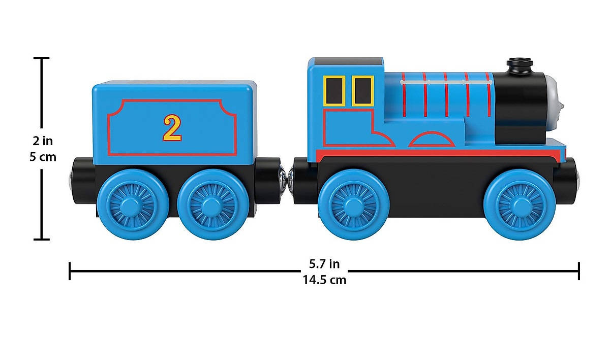 Thomas & Friends Wood Edward Train Engine for Toddlers | Durable & Eco ...