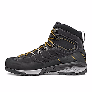 SCARPA Men's Mescalito Trk GTX Waterproof Gore-Tex Boots for Hiking and Backpacking - Dark Anthracite/Mustard - 11-11.5