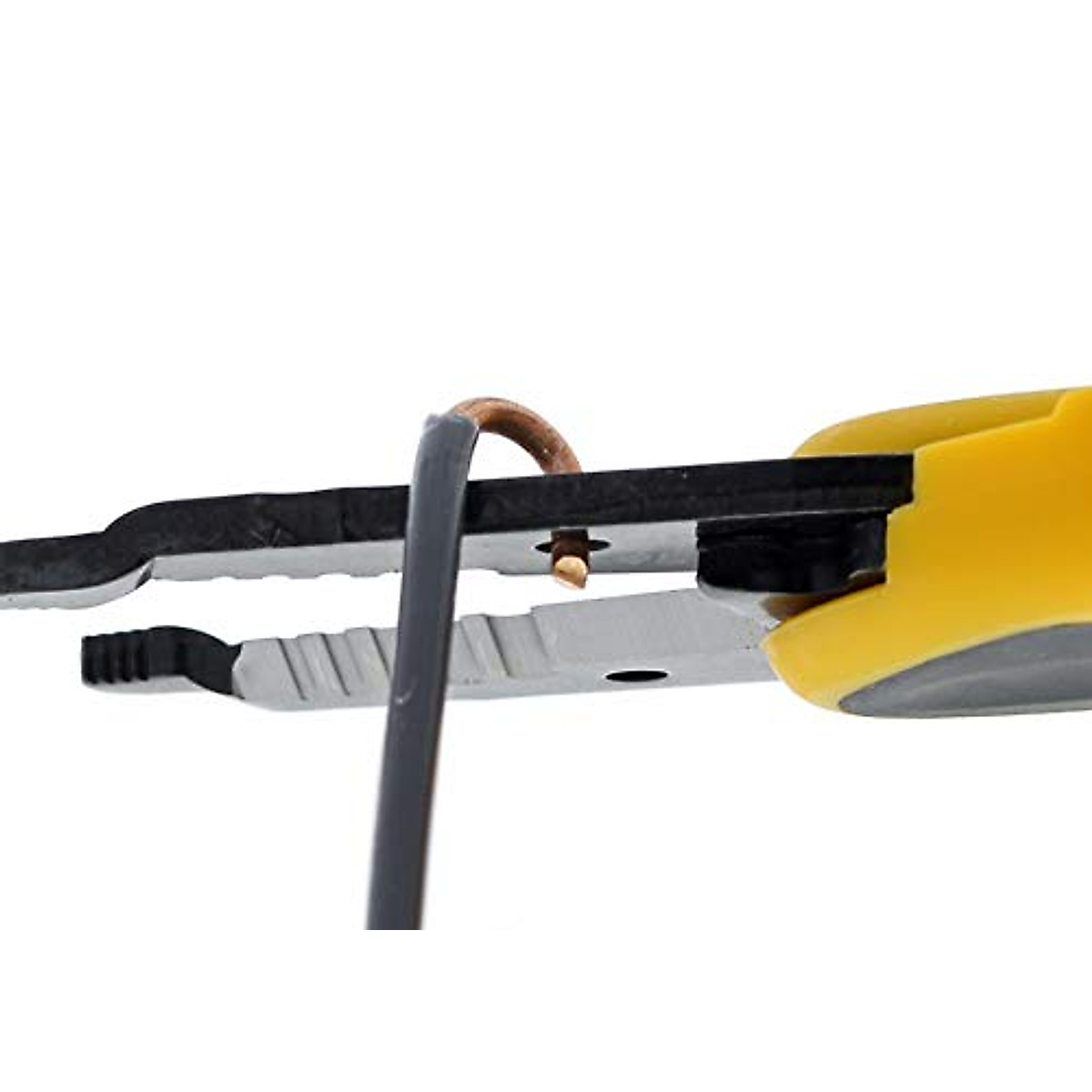 IDEAL INDUSTRIES INC. 45-915 Kinetic Reflex T-Stripper - 10-20 AWG, Wire Stripper with Thumb Rest, Plier Nose, Slide Lock, Textured Grips