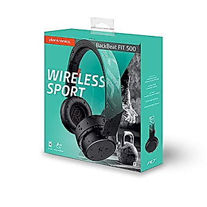 Plantronics BackBeat FIT 500 On-Ear Sport Headphones, Wireless Headphones with Sweat-Resistant Nano-Coating Technology by P2i, Teal