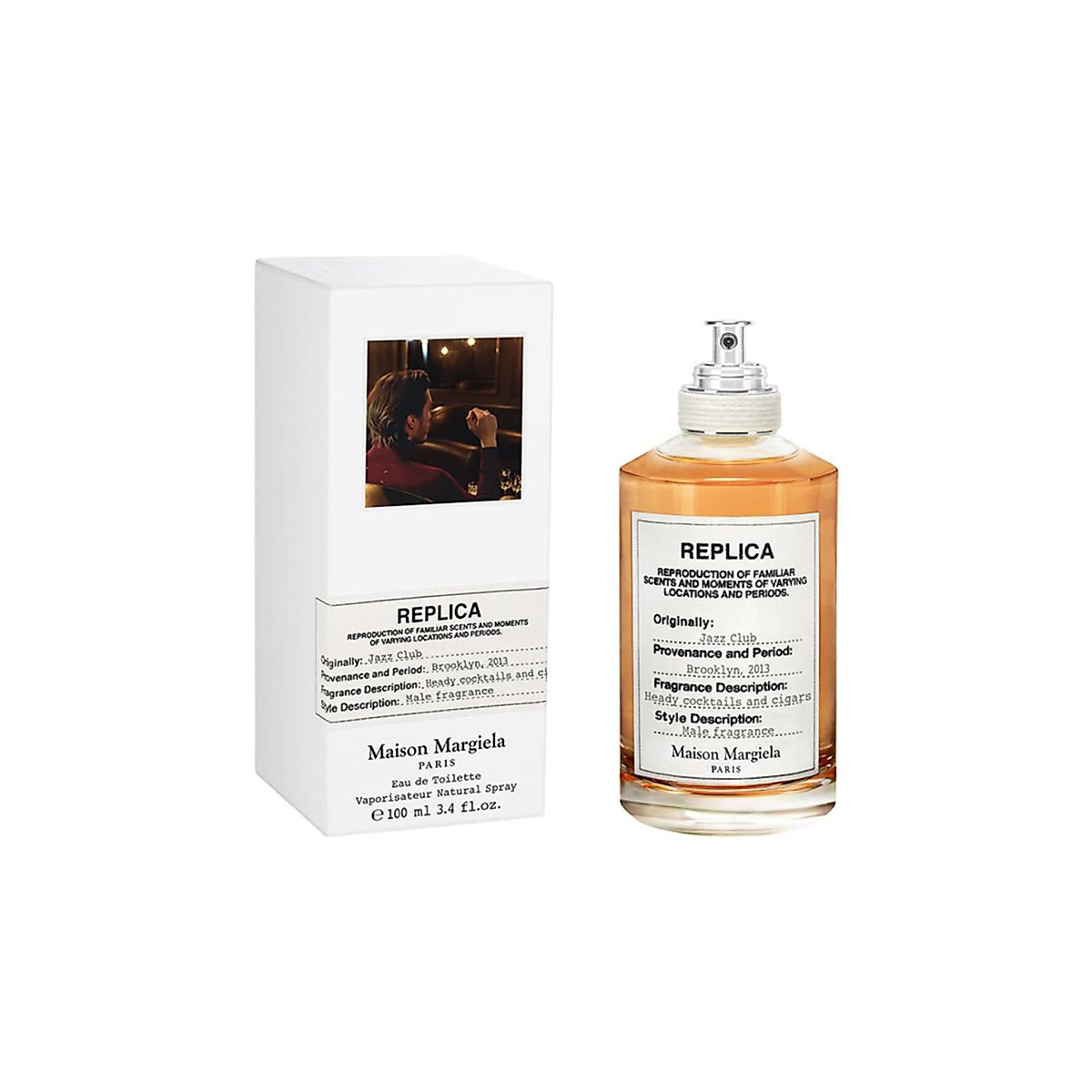 Maison Martin Margiela 'Replica' Jazz Club EDT for Men 100ml Rare,3.38 Fl Oz (Pack of 1)