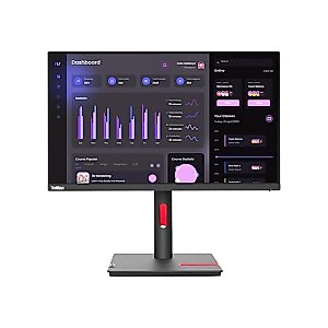 Lenovo ThinkCentre 23.8 Full HD LCD Monitor - 16:9 - Black