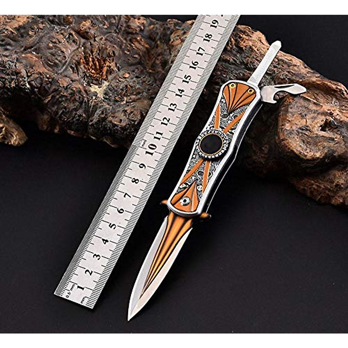 Mini Fold Knife Survive Hike Camp Outdoor Fruit Pocket Pare