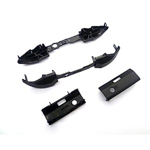 Lb Rb Bumper Button Home Guide Surround Replacement Compatible with Xbox Series S Controller Black (2pcs)