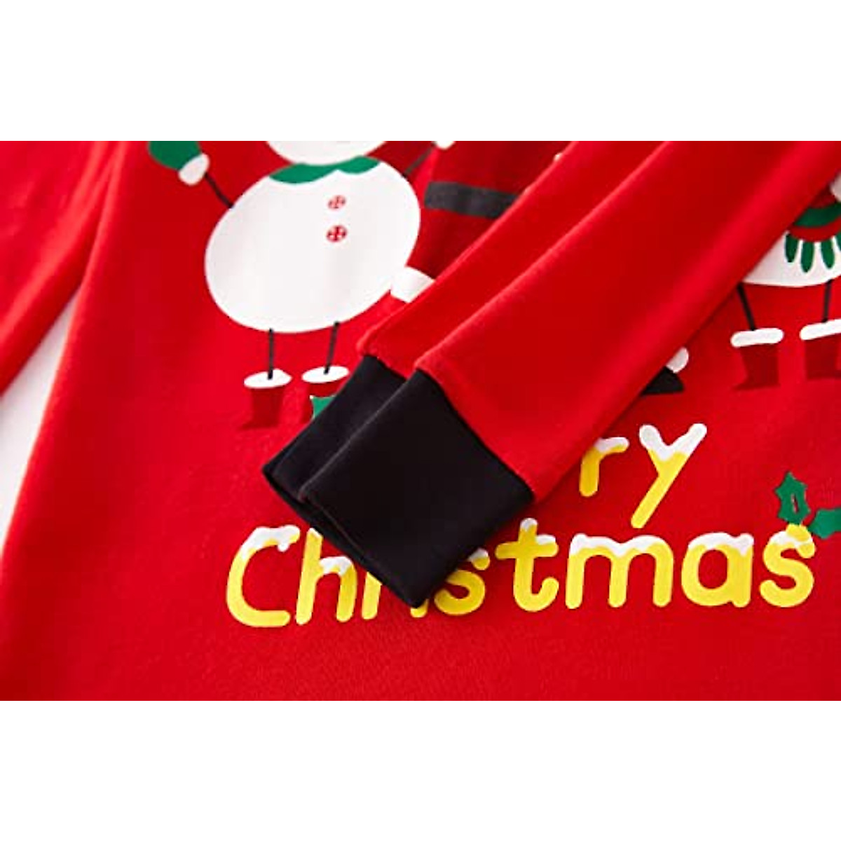 Akyzic Little Boys Girls Merry Christmas Pajamas Sets for Baby Boys Santa Claus Snowman Sleepwear Kids Toddler Boys Long Sleeve Winter PJS Clothes snowman1-6562-4T