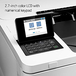HP LaserJet Enterprise M608n Monochrome Printer with built-in Ethernet (K0Q17A), Light Gray