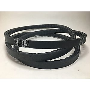 Genuine Toro OEM (Fits Exmark) 139-2399 Cog Belt for Toro Timecutter and Exmark Quest Riding Mowers, Black