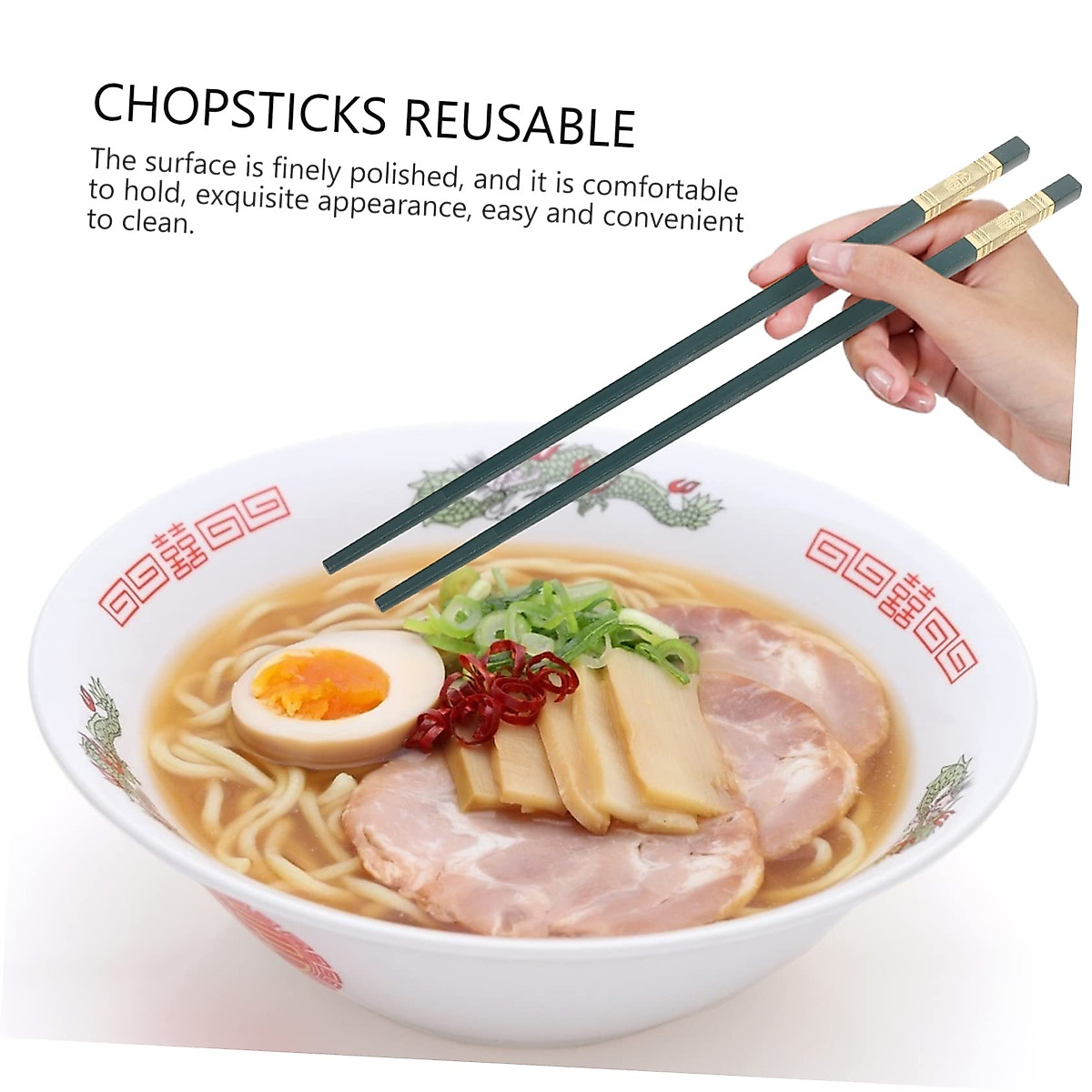 Holibanna 8 Pairs Japanese Alloy Chopsticks Japanese Chopsticks Wooden Chinese Wooden Chopsticks Chinese Chopsticks Glass Anti-slip Chopsticks Tableware Japanese-style The Pet