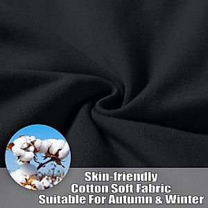 SANTINY Women's Cotton Sweatpants Yoga Lounge Casual Pants Open Bottom Sweat Pants for Women with Pockets (Black_L)