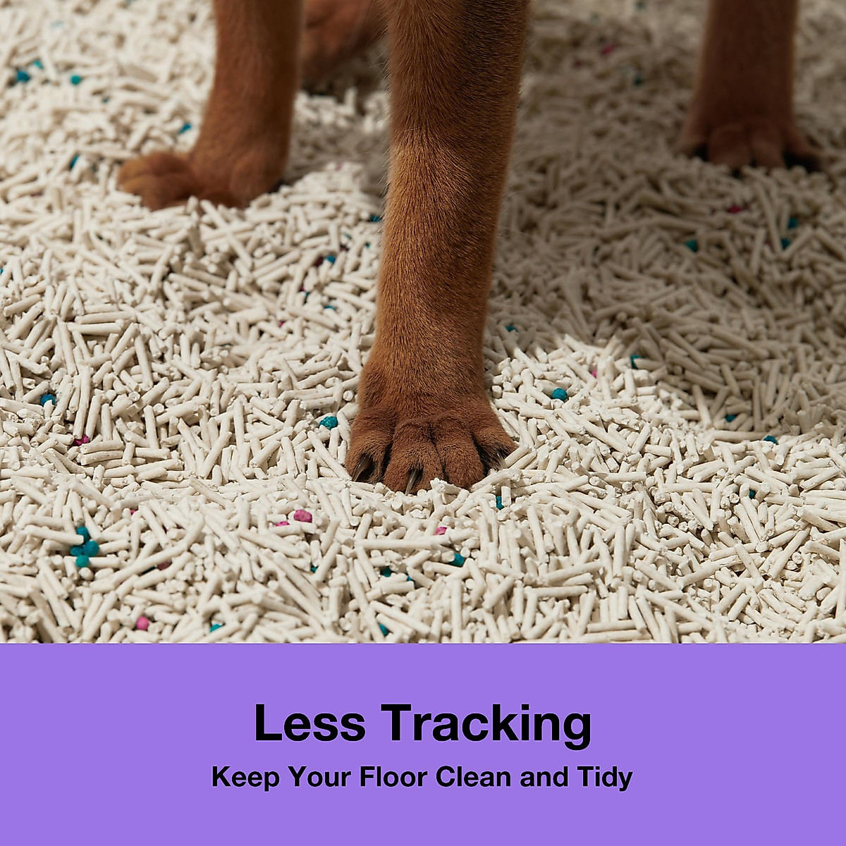 VETRESKA Tofu Cat Litter,Natural Kitty Litter Strong Clumping Flushable Cat Litter Pellets Ultra Absorbent,Odor Control,Dust-Free,Low Tracking Eco-Friendly Tofu Litter,Original(5.5lb×4bags)