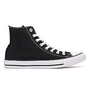 Converse Clothing & Apparel Chuck Taylor All Star Canvas High Top Sneaker, Black/White, 11 Women/9 Men