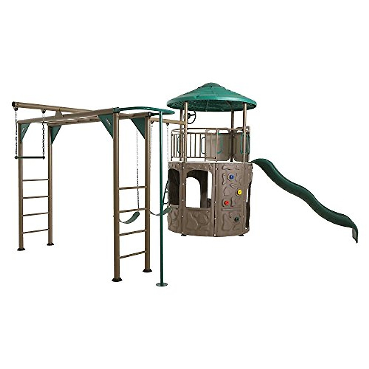 Lifetime 90630 Products Adventure Tower Deluxe Playset, Green