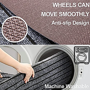 Office Chair Mat for Hardwood Floor and Tile Floor, Anti-Slip, Non-Curve, Non-Toxic Desk Chair Mats for Rolling Chair, Computer Chair Mat for Gaming 0.16" Thick 35" X 47" Rectangle