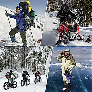 American Trends Thermal Underwear for Men Heavy Weight Long Johns Base Layer Set with Fleece Lined Grey L