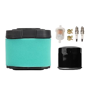 Gavigain Air Filter Repair Kit,Iron Rubber Spark Plug Fuel Filter Buckle Trimmer Accessories for YT4000 Lawn Mower 792105