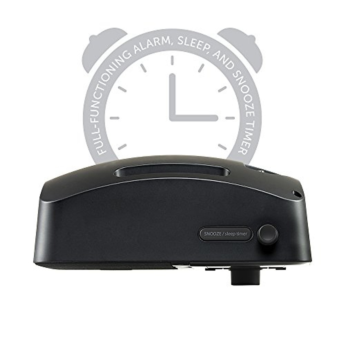 Grace Digital Mondo Elite Smart Internet Radio, Bluetooth, Wi-Fi, 7-Day Alarm – Microphone-Free (Black)