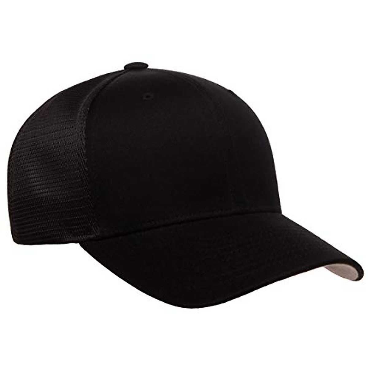 Flexfit Men's 110 Mesh Cap, Black, XX-Large