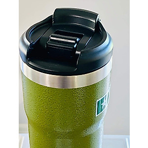 Starbucks + Stanley Military Commitment Double Walled Hammered Stainless Steel Tumbler With Handle