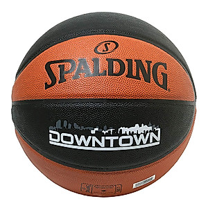 SPALDING Basketball Downtown 76-714J Black/Brown No. 5 Basketball Basket
