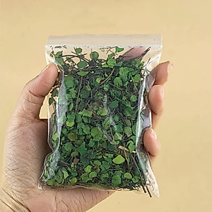 Realistic Miniature Leaves Simulation Leaves for DIY Model Railway Fairy Garden Diorama Scenery, Pack of 2