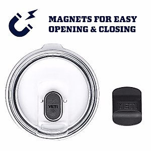 YETI Rambler 14 oz Stackable Mug, Vacuum Insulated, Stainless Steel with MagSlider Lid, Black