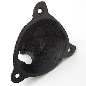 NSBELL 3PCS Cast Iron Bottle Opener Bear Vintage Wall Mount Grizzly Bite Bottle Opener