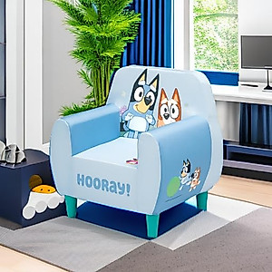 Delta Children Bluey Foam Chair, Blue