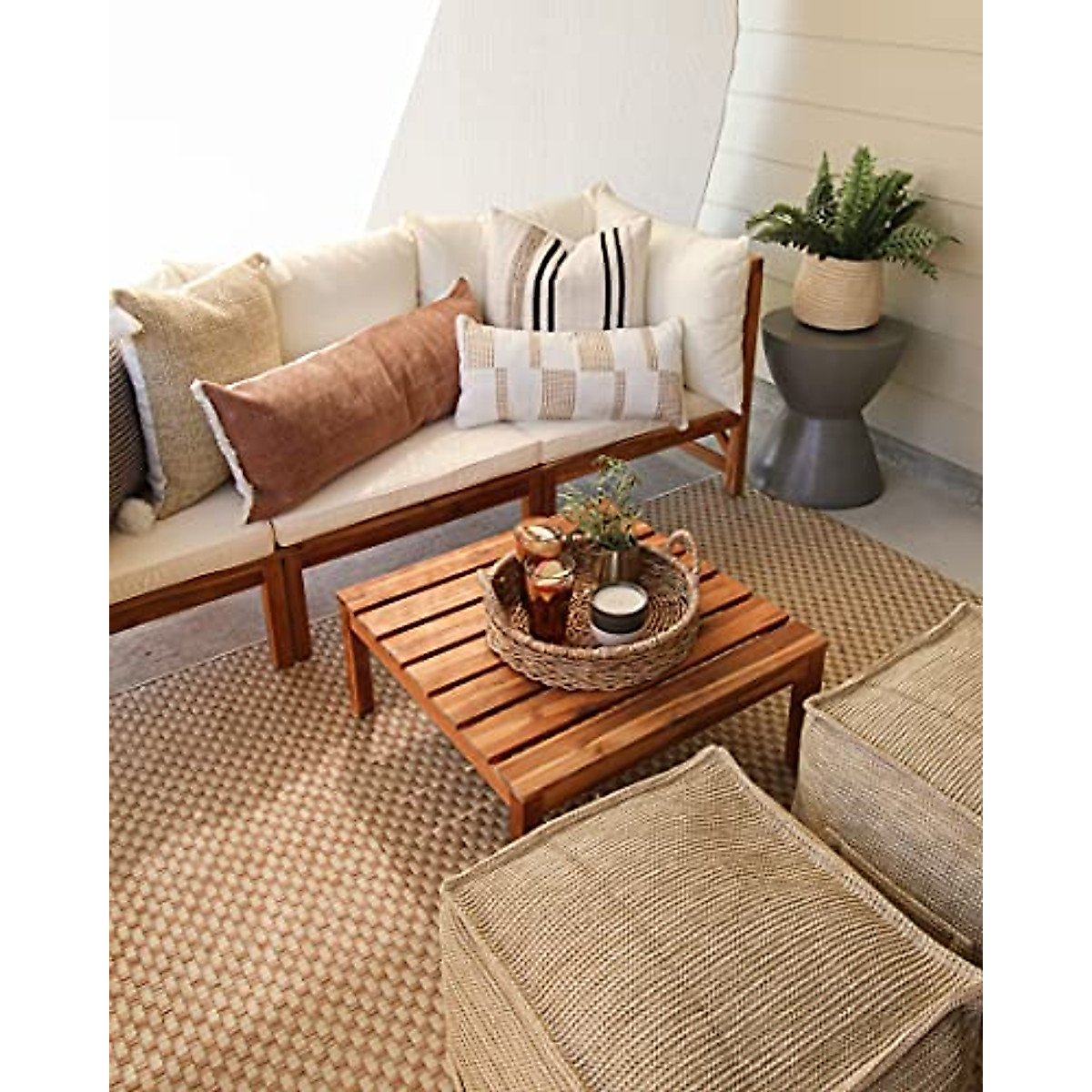 Safavieh Outdoor Collection Lynwood Outdoor Sectional Sofa