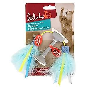 Petlinks Fly High Toggle Window Suction Cat Toy - Multi Color, One Size
