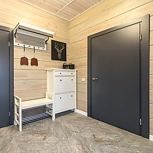 Foxany Telescopic Fly Swatters Heavy Duty Set, Leather Fly Swatter with Extendable Long Handle, Flexible Manual Flyswatter for Indoor Outdoor, 2 Pack