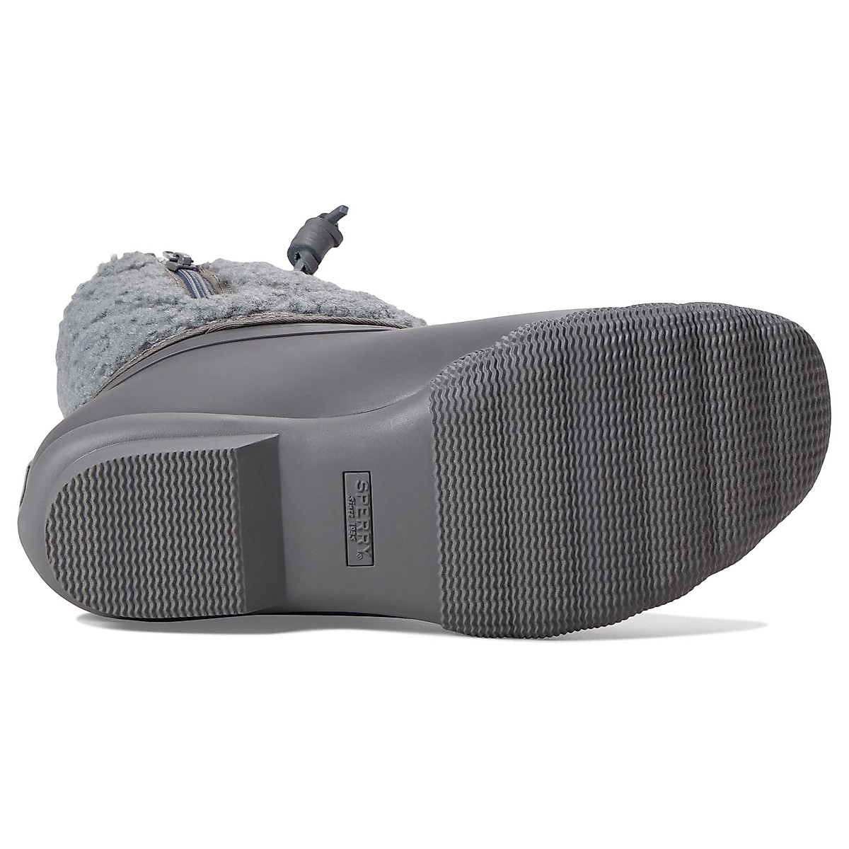 Sperry Women's Winter Boot, Grey/Coin, 10