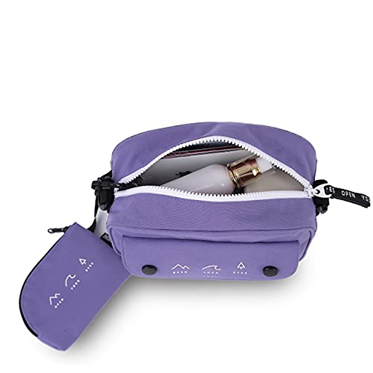 Sherpani Osaka, Small Crossbody Bag with Coin Purse, Small Shoulder Bag, Cross Body Bag, Christmas Gifts, Purses for Women (Iris)