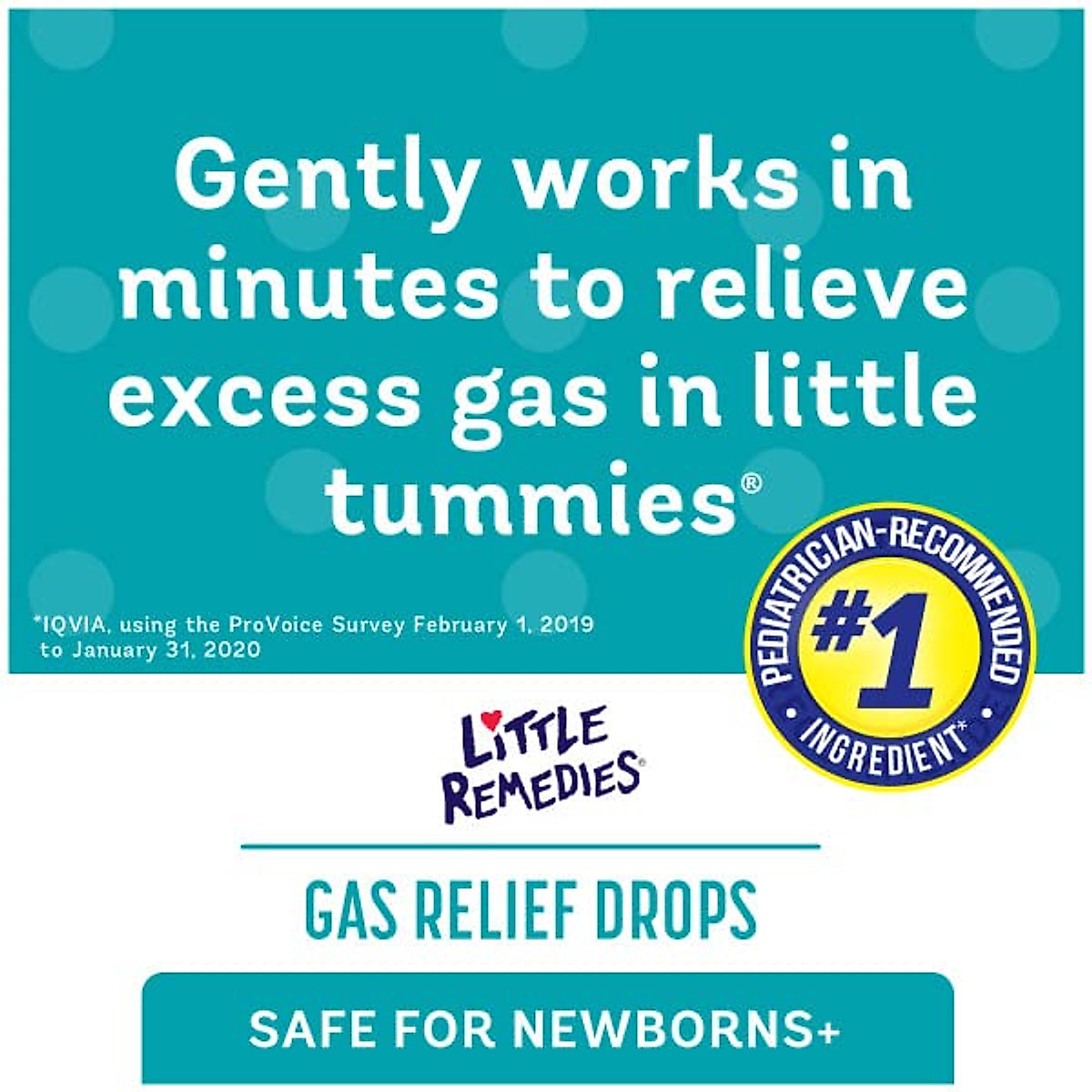 Little Remedies Gas Relief Drops, Natural Berry Flavor, Safe for Newborns 1.0 Fl Oz (Pack of 3)