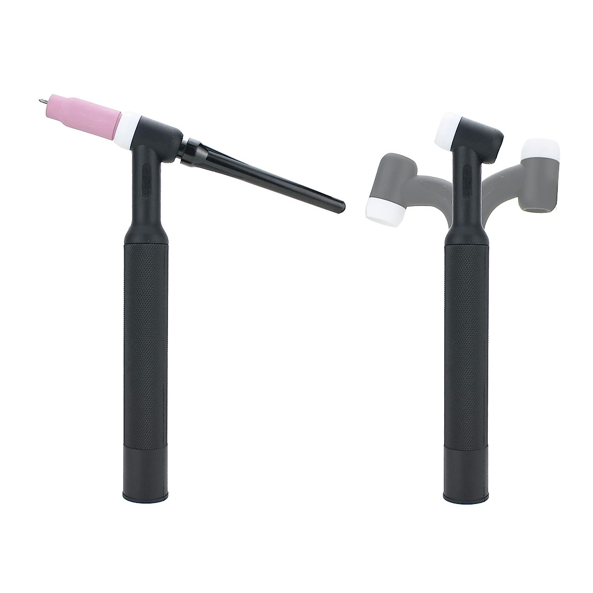 26F Series - 200 Amp - Air Cooled - Flexible Head TIG Torch - 25 feet 1-Piece SÜA®Flex Cable - INLINE Gas Dinse 35-70 Connector - (Welders with Gas Solenoid)