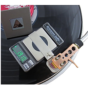 Riverstone Audio Precision RECORD LEVEL Turntable Stylus Tracking Force Pressure Gauge/Scale 100g, 0.005g Resolution (Graphite)
