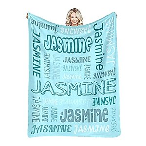 Dr.TOUGH Custom Blanket Personalized Baby Blanket with Name Customized Flannel Throws Blankets Personalized Blanket for Kids Adults