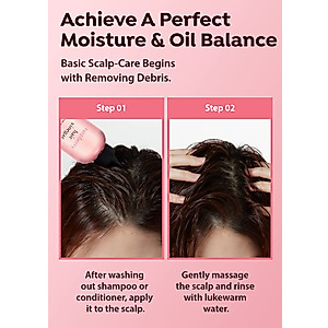 A’PIEU Raspberry Hair Vinegar Rinse 6.76 Fl oz - Scalp Treatment for Balanced pH, Shiny Hair | Korean Hair Care I Clarifies & Encourages Growth | Dandruff & Oil Control