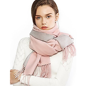 RIIQIICHY Pashmina Shawls and Wraps for Evening Dresses Scarfs for Women Fall Winter Travel Blanket Scarf Large Warm Scarves